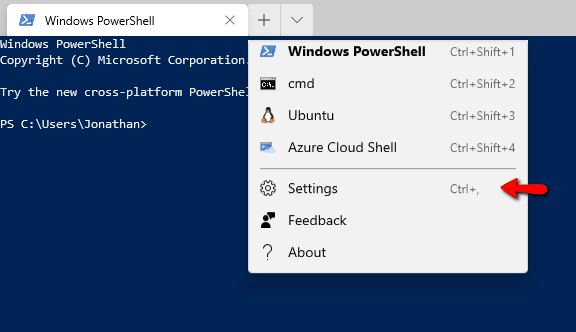 Windows Terminal Encountered Errors While Loading User Settings